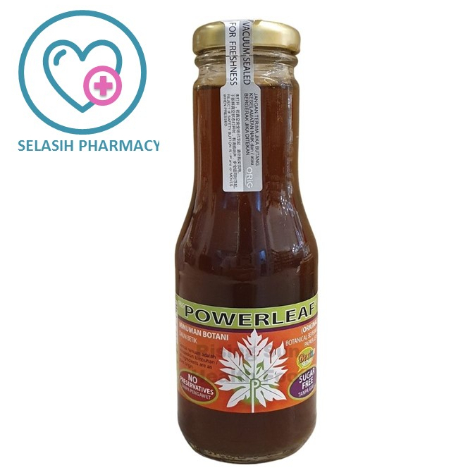 POWERLEAF BOTANICAL BEVERAGE PAPAYA LEAF 250ML | Shopee Malaysia