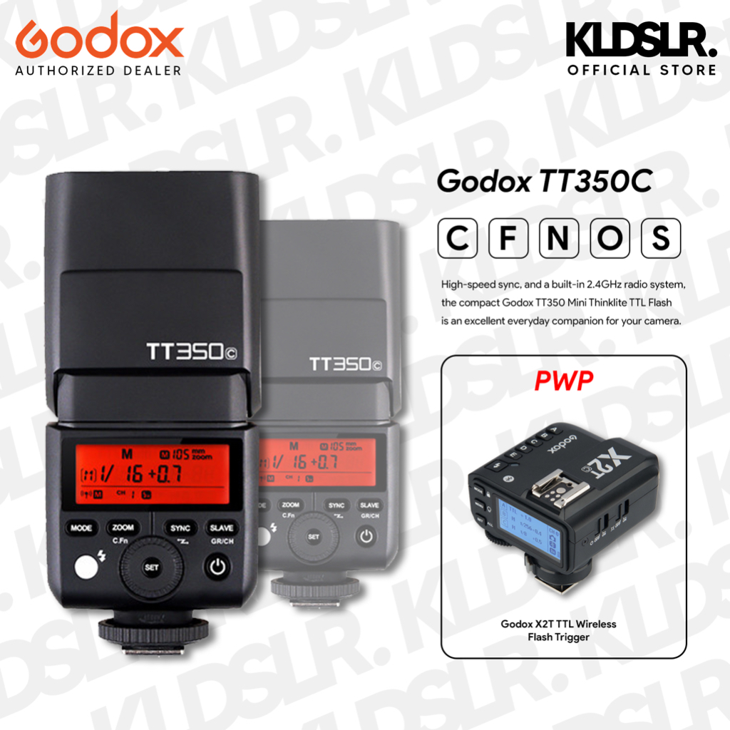 Godox TT350 / TT350C / TT350F/ TT350N/ TT350S Mini Thinklite TTL Flash for Canon / Nikon / Sony ...