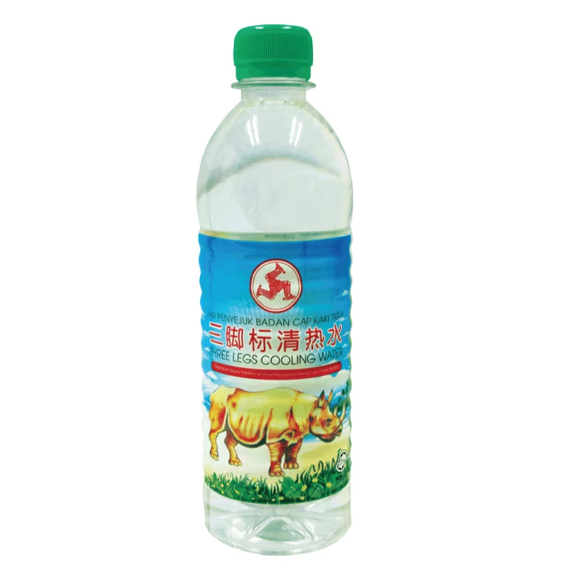 Three Legs 3Legs 3 Legs Cooling Water 500ml 三脚标清热水 air cap badak ...