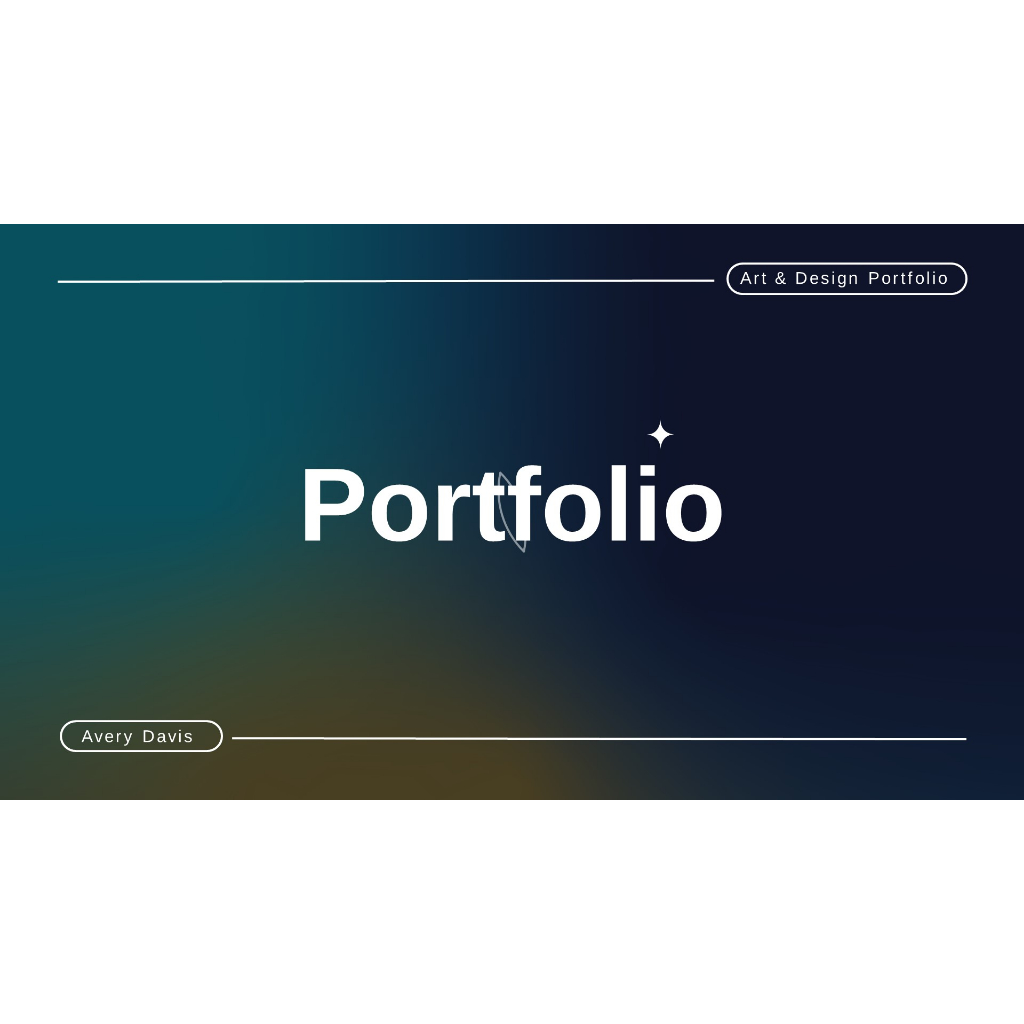 PRESENTATION TEMPLATE [EDITABLE] blue simple online Portfolio | Shopee ...