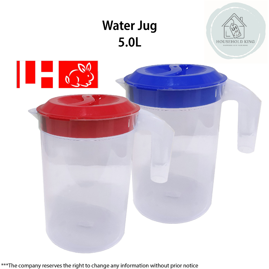 5.0L Plastic Water Jug/ Jag Air/ Pitcher/ Kendi Air/ Fridge Jug/水壶 ...