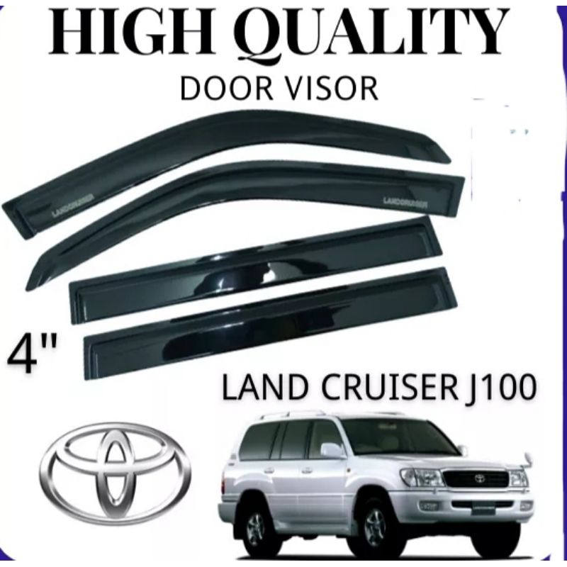 TOYOTA LAND CRUISER FJ 100 4 INCH DOOR VISOR | Shopee Malaysia