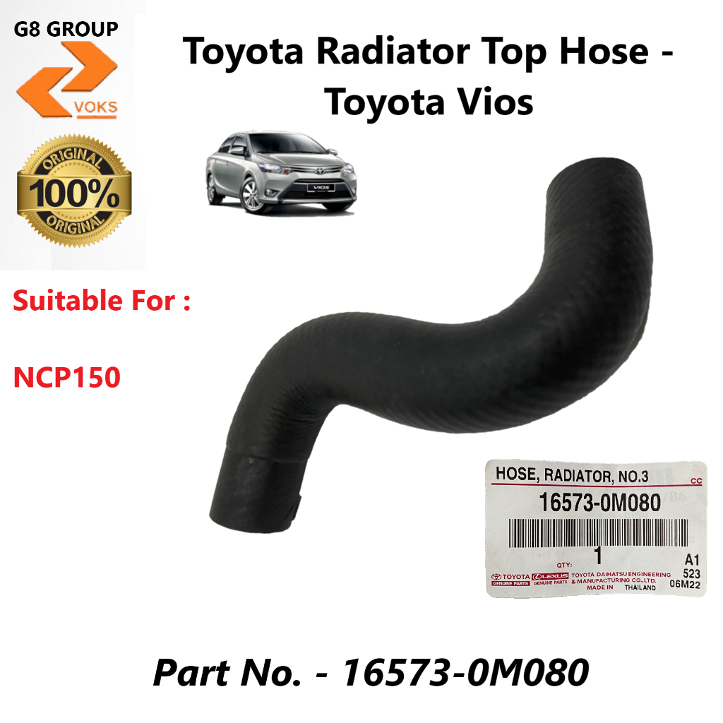 Toyota Radiator Top Hose - Toyota Vios ( 16573-0M080 ) | Shopee Malaysia