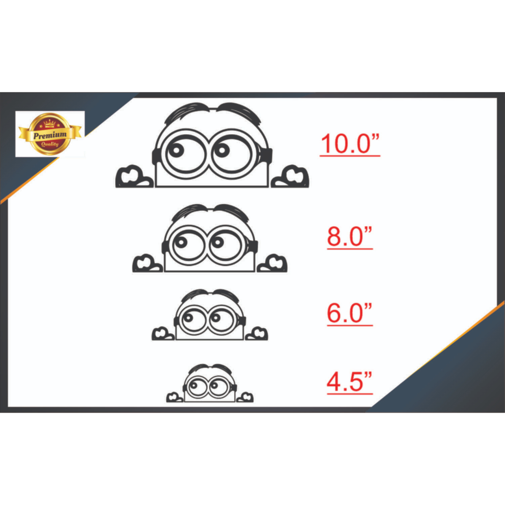 [READY STOCK] [All Type Car] Minion Car Sticker- Car decoration / Car ...