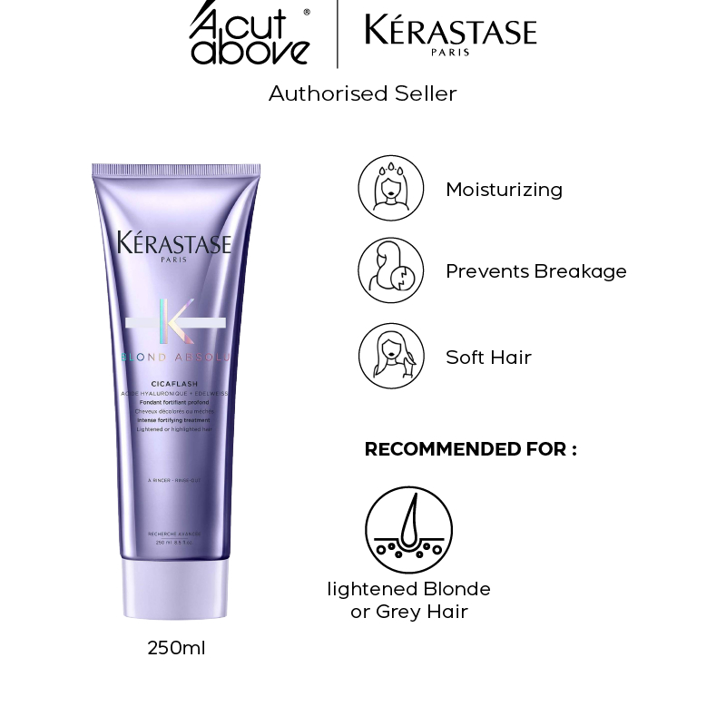 Kerastase Blond Absolu Cicaflash Conditioner For Bleached Hair | Shopee ...