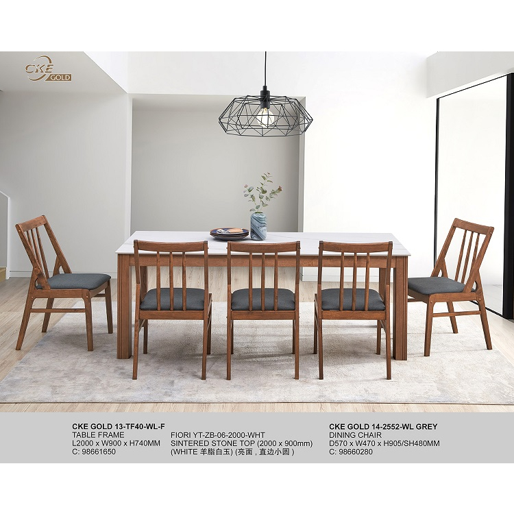 1+ 8 Seater Square Design Wood Dining Set Kayu High Quality Turkey ...