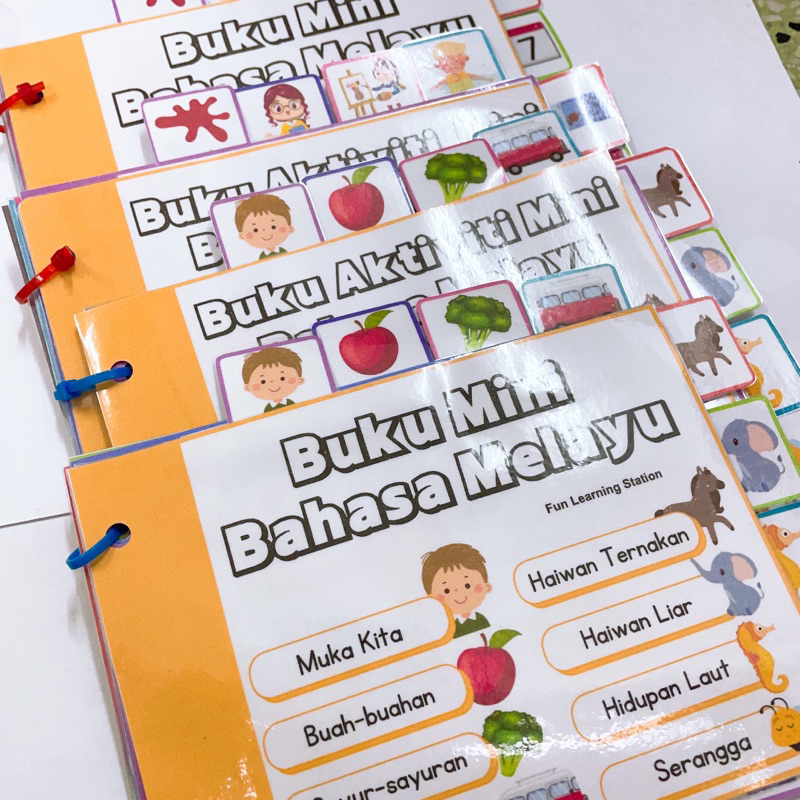 Busy Book Quiet Book - Buku Mini Bahasa Melayu | Shopee Malaysia