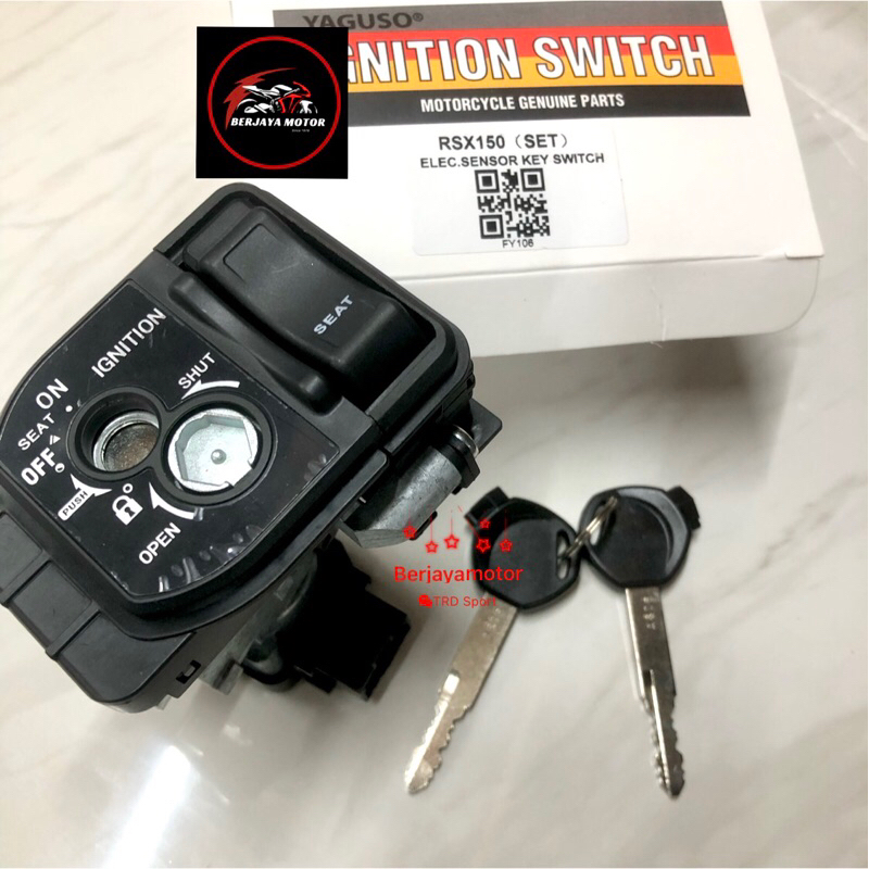 Ignition Key Switch Honda RSX150 /PCX150 V3 /VARIO150 /Suzuki Raider150 ...