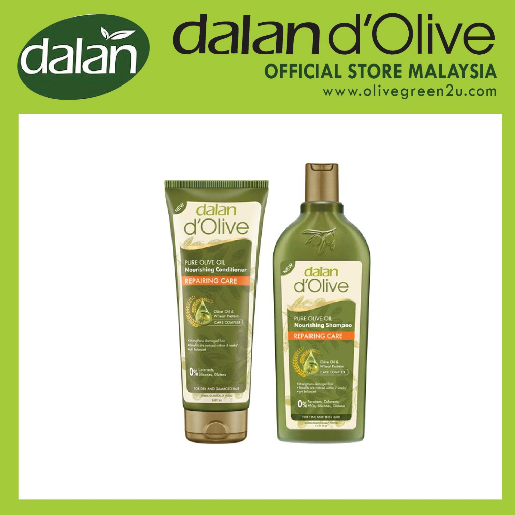 COMBO - Dalan d'Olive Pure Olive Oil Shampoo 400ml & Conditioner ...
