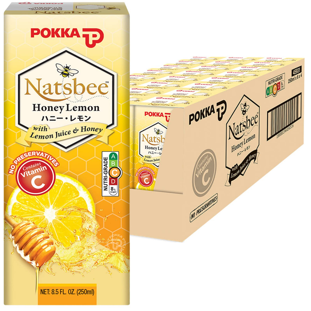 Pokka Natsbee Honey Lemon (24x250ml / Ctn) | Shopee Malaysia