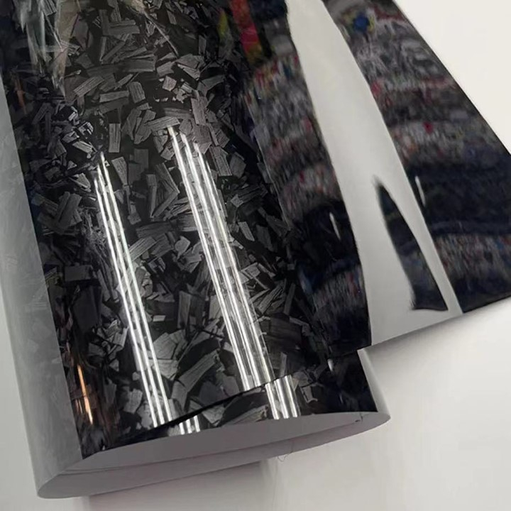 STICKER CARBON HONEYCOMB Pet Glossy Forged Carbon Fiber Vinyl Wrap Film ...