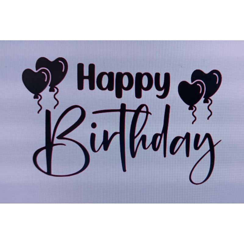 STIKER HAPPY BIRTHDAY BAJET | Shopee Malaysia
