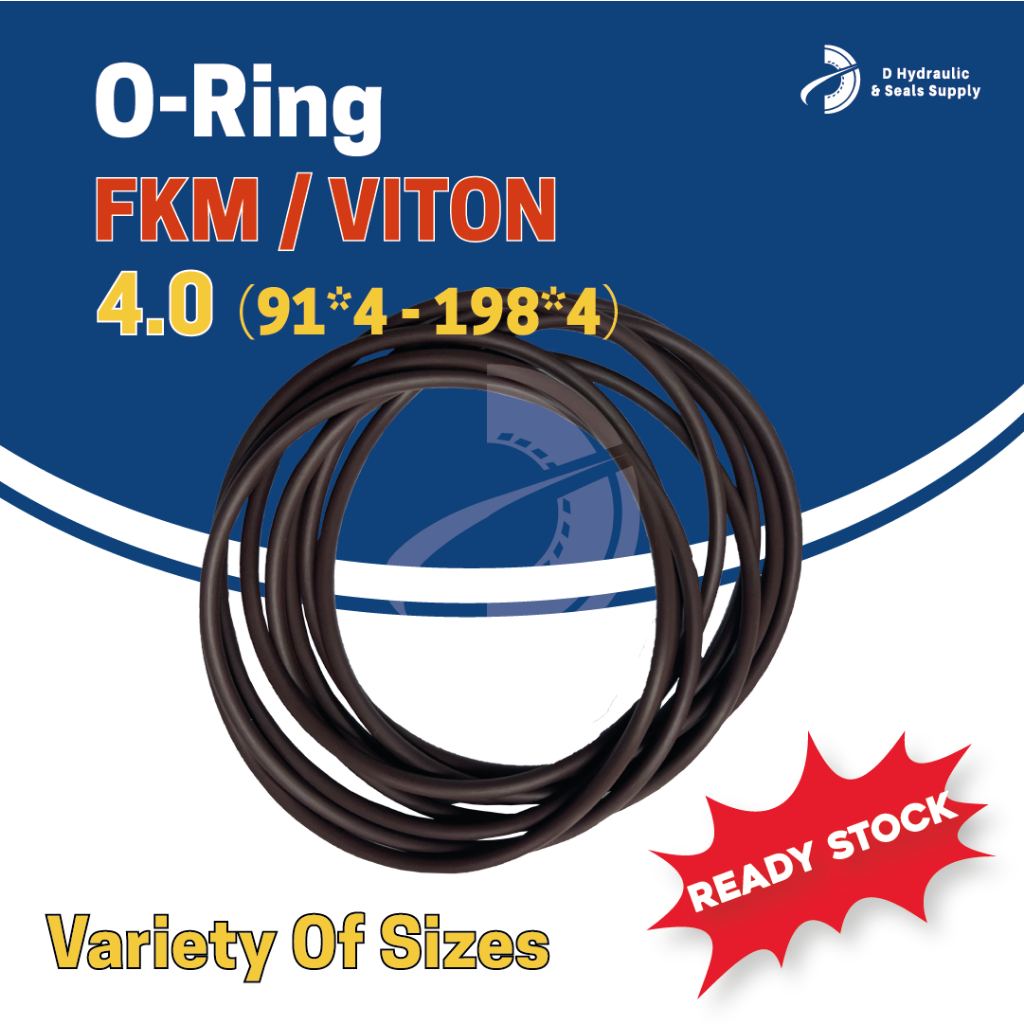 4.0 [91-198] VITON O Ring FKM O Ring Rubber Viton O Ring Rubber Ring O Ring Gasket Sealing O ...