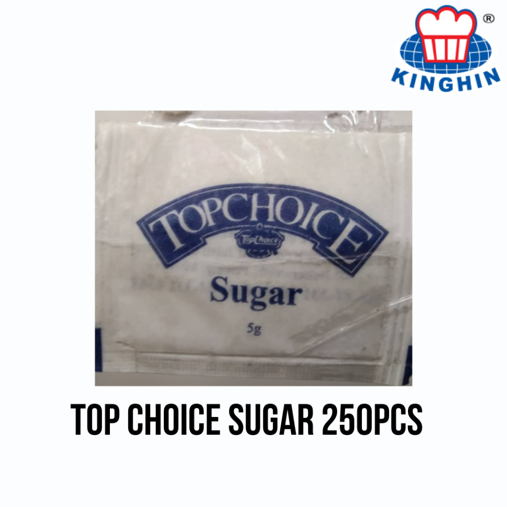 TOP CHOICE WHITE / BROWN SUGAR SACHET 1CTN X 10PKT X 250PCS | Shopee ...