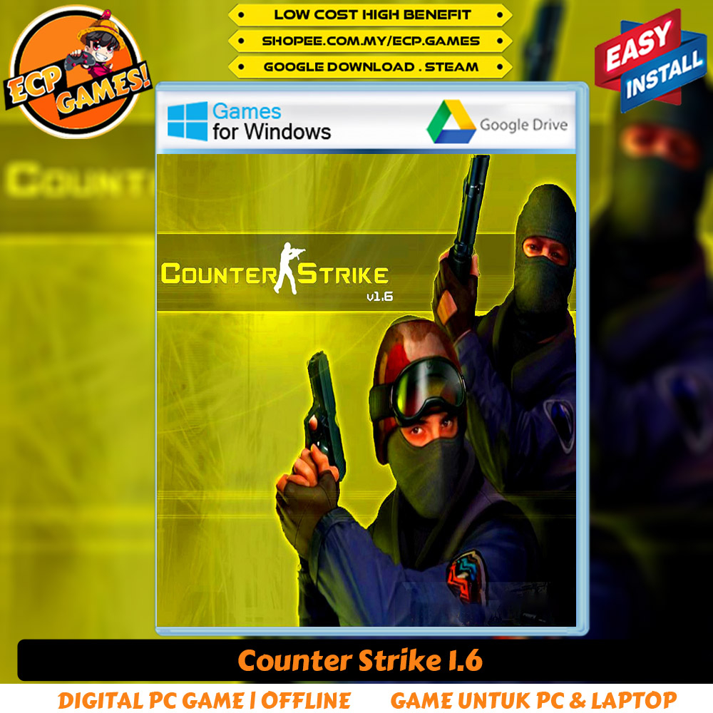 Counter Strike 1.6 / PC / Game / Offline / Digital Download / Dlc ...