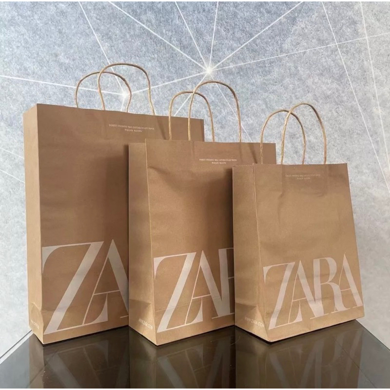 [READY STOCK 🇲🇾] ZARA PAPER BAG | Shopee Malaysia