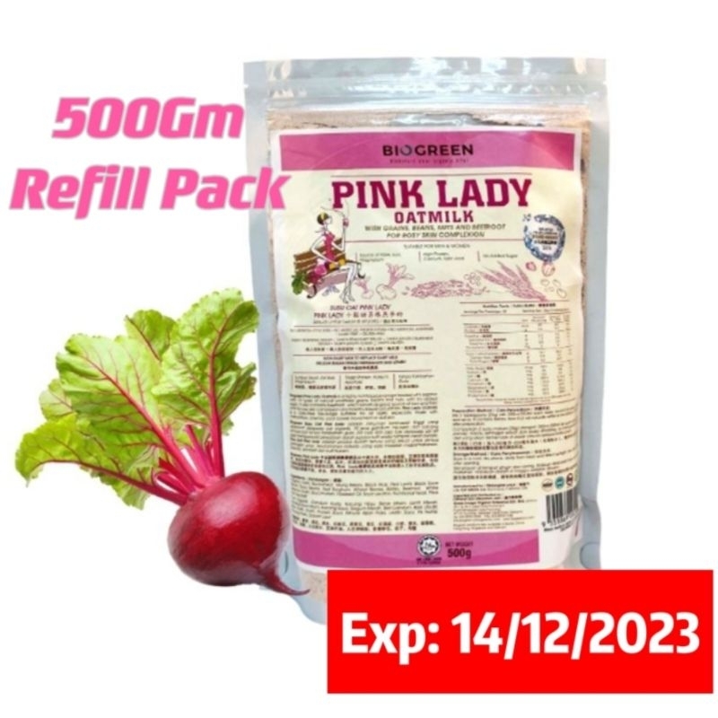 BIOGREEN Organic Pink Lady Oatmilk 800Gm Exp:9/2026 Perfect Pink Lady ...