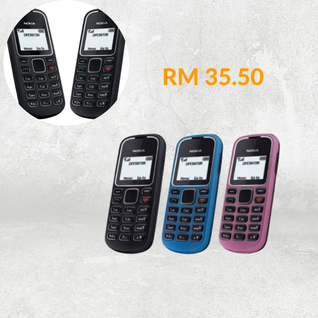 Original N'okia 1280 Mobile (Fresh Import) Limited Edition | Shopee ...