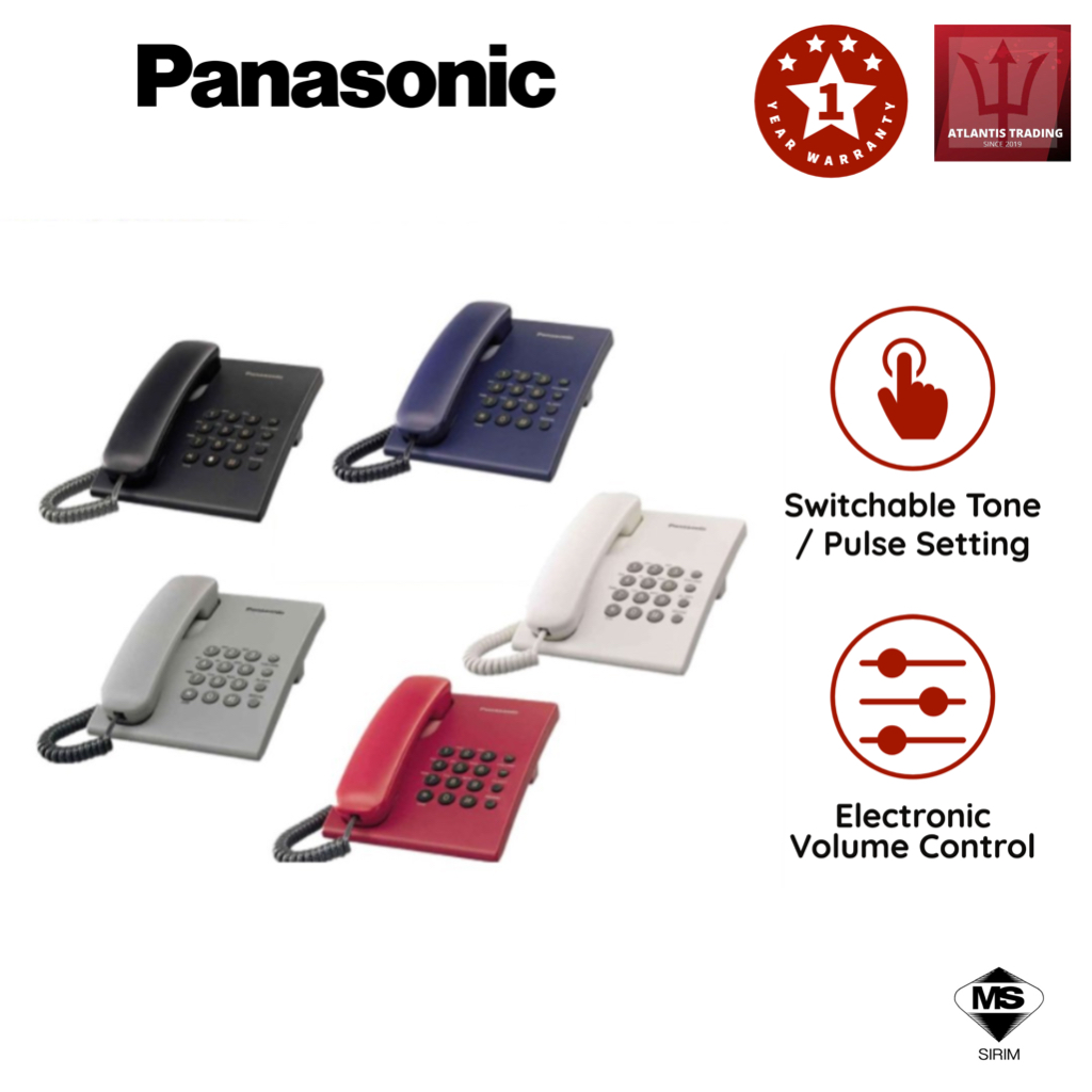 Panasonic Single Line Phone KX-TS500ML | Shopee Malaysia