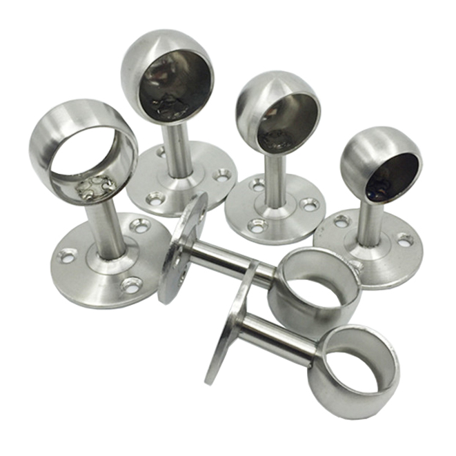 MKR Stainless Steel Towel Rod Tube Bracket Holder and Chrome Pipe ...