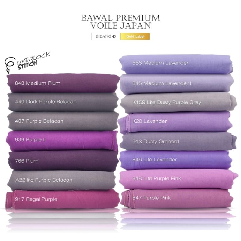 [BORONG] Artie Premium Tudung Bawal Cotton Voile Japan Plain Warna ...