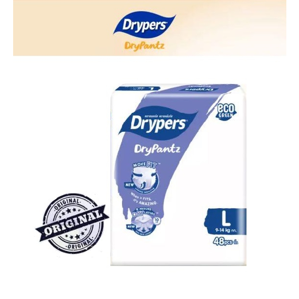 Drypers Wee Wee Dry / Drypantz (White Packaging) | Shopee Malaysia