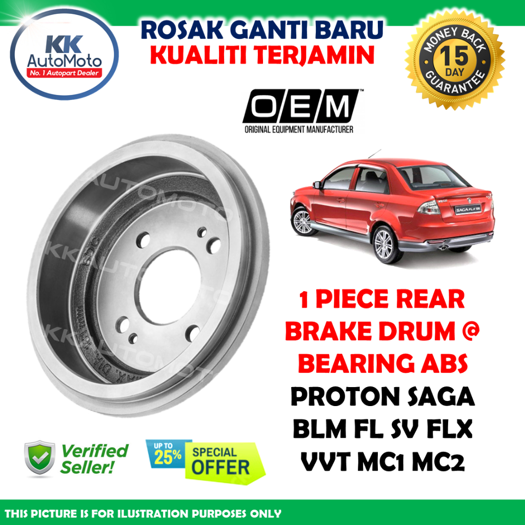 1 Biji Proton Saga BLM FL FLX SV VVT With ABS Non-ABS High Quality OEM ...
