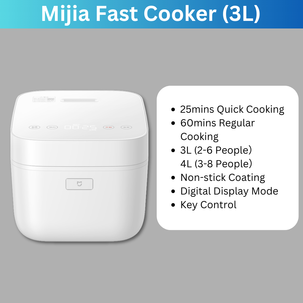 Xiaomi Mi Smart Mini Rice Cooker No IH Induction Heating 1.5L 1.6L 3L ...
