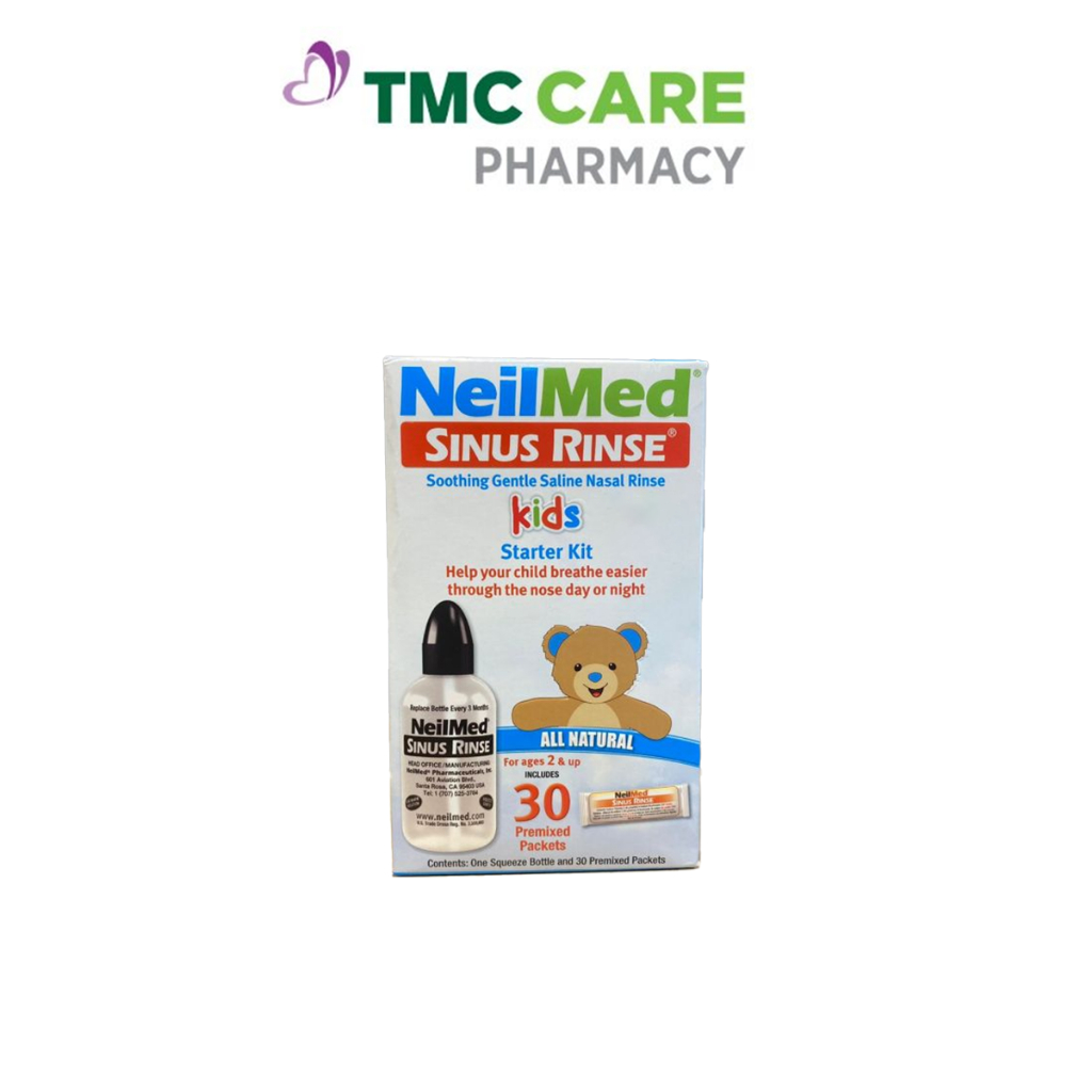 NEILMED SINUS RINSE STARTER KIT WITH 30 SACHETS (PAEDIATRIC) | Shopee ...