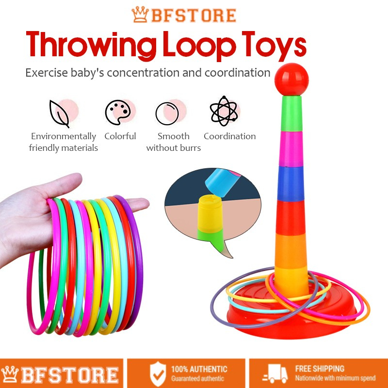 【READY STOCK】 Throw Circle Toy Throwing Ring Game Children Creative ...