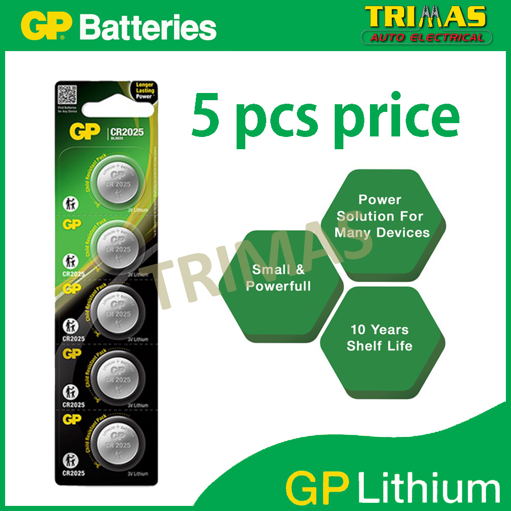 TRIMAS Original GP Lithium Coin Cell Battery CR2032 CR2025 CR2016 CR1220 CR1616 CR1632 CR2430 ...