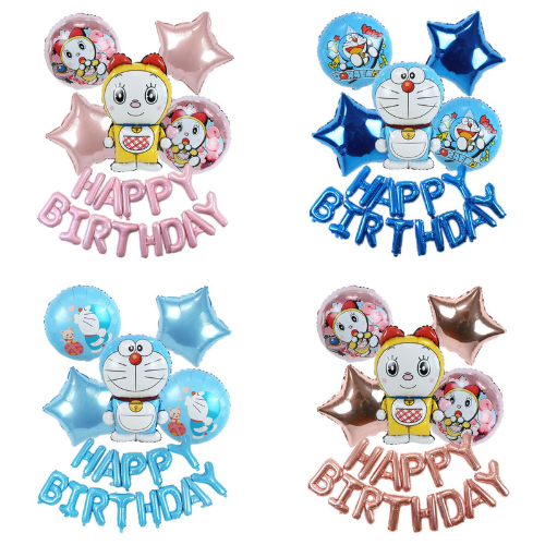 Doraemon Dorami Sizuka Giant Sunyo Cartoon Foil Balloon Big Size ...