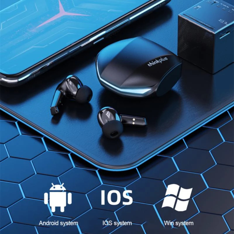 Lenovo GM2 Pro Gaming Bluetooth Earphones BT 5.3 TWS HD Stereo Sound Low Latency With Mic With ...