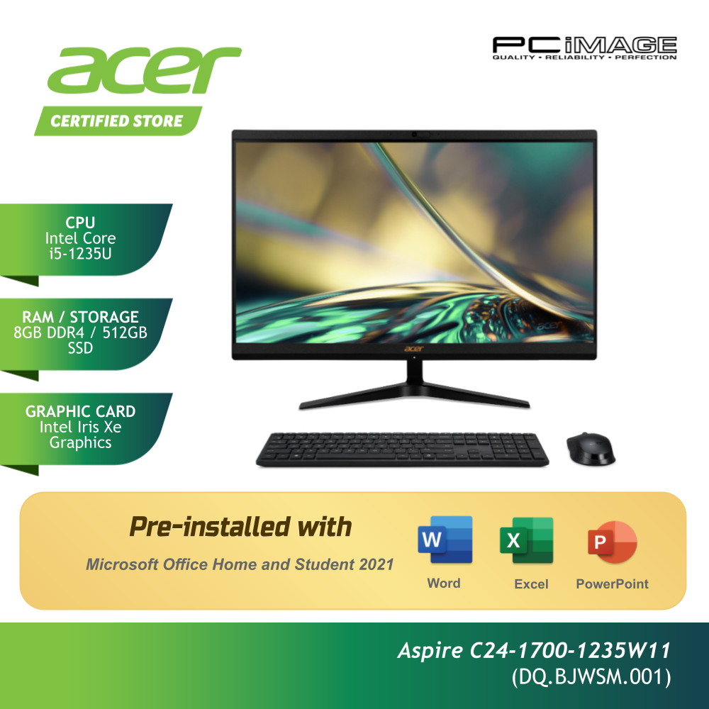 Acer Aspire C24-1700-1235W11 I5-1235U/8GB DDR4/512GB SSD/Intel Iris Xe ...