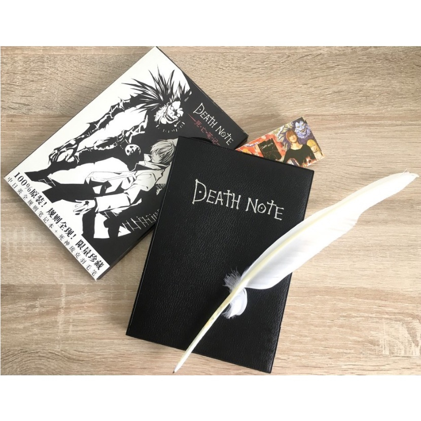 (local supplier)Anime Death Note DeathNote Cosplay Notebook Set Leather ...
