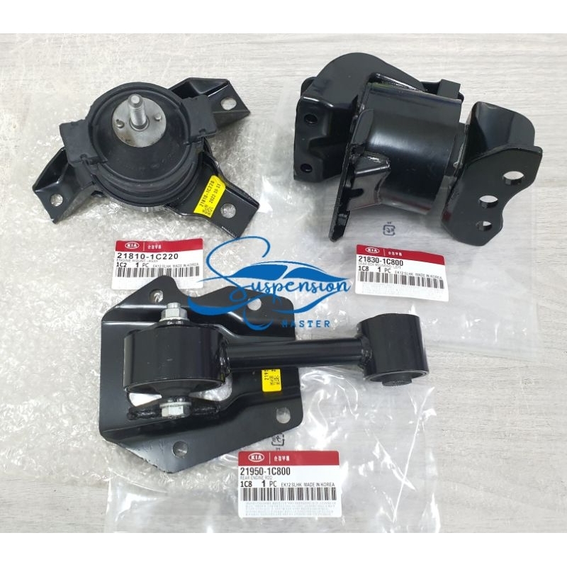 3 IN 1 SET - ENGINE MOUNTING KIT- HYUNDAI GETZ 1.4 L AUTO (2002 - 2011 ...
