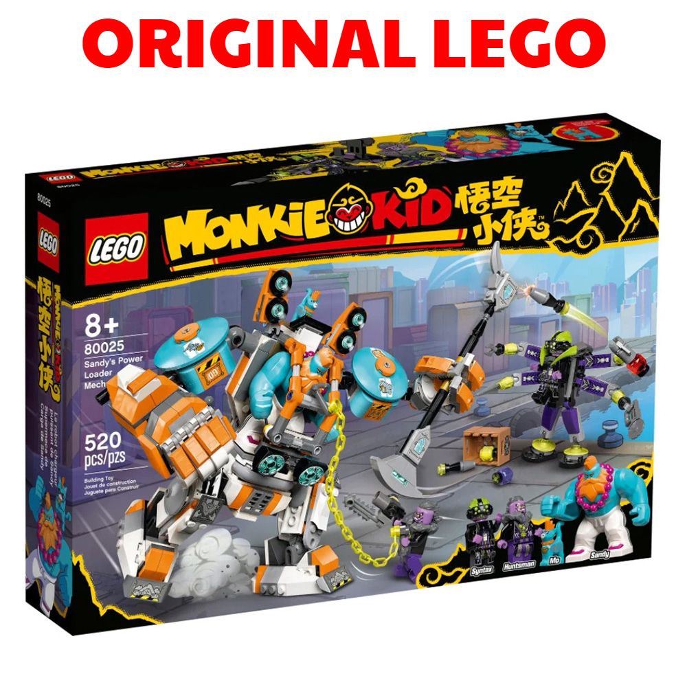 LEGO 80025 Monkie Kid Sandy's Power Loader Mech (Without Minifigures ...