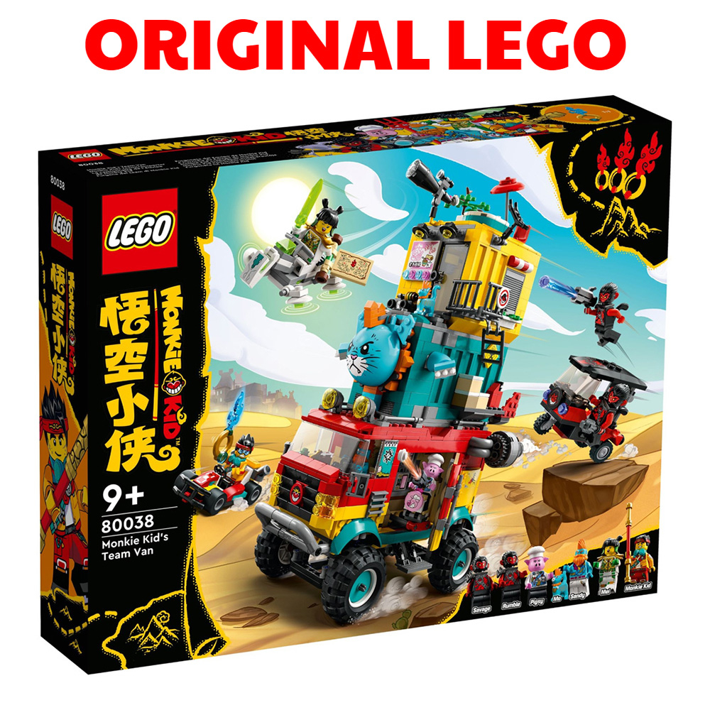 LEGO 80038 Monkie Kid Monkie Kid’s Team Van (Without Minifigures ...