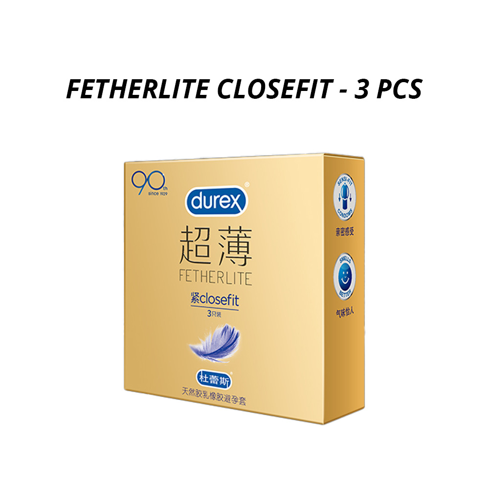 DUREX Fetherlite Series Ultra Thin Comfortable Pleasant Smell Close Fit ...