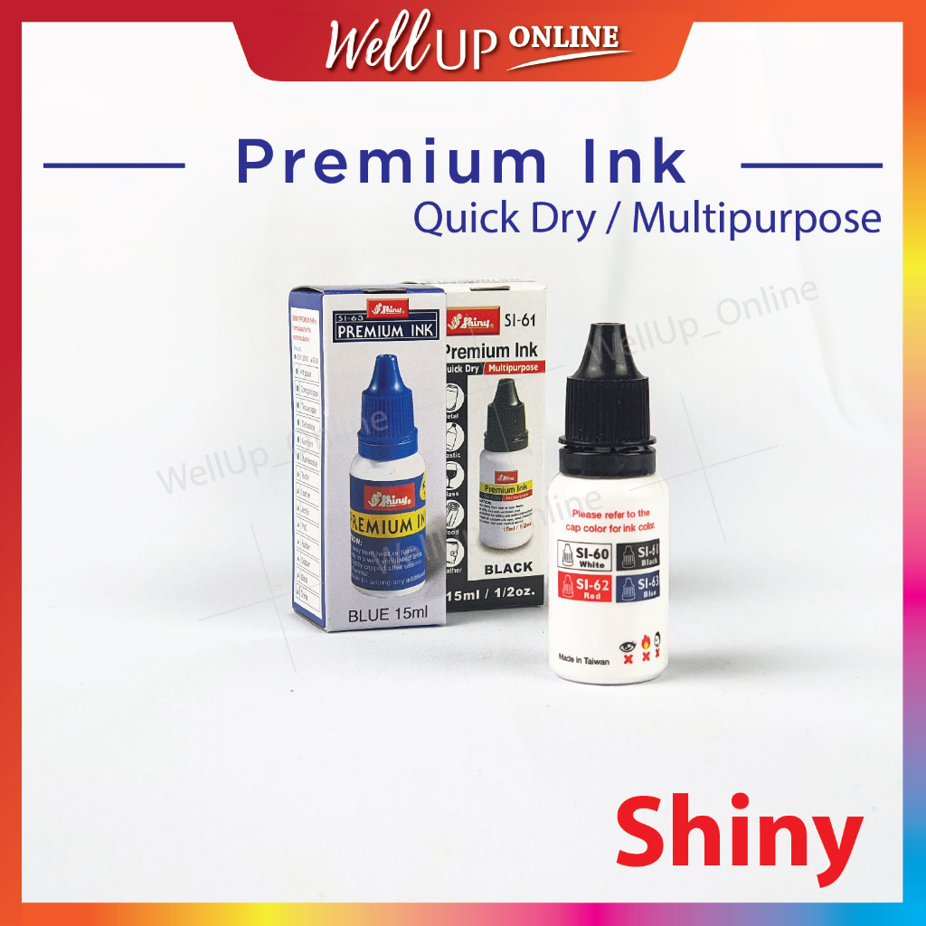 Shiny Premium Ink - Quick dry / Multipurpose ink (15ml) | Shopee Malaysia