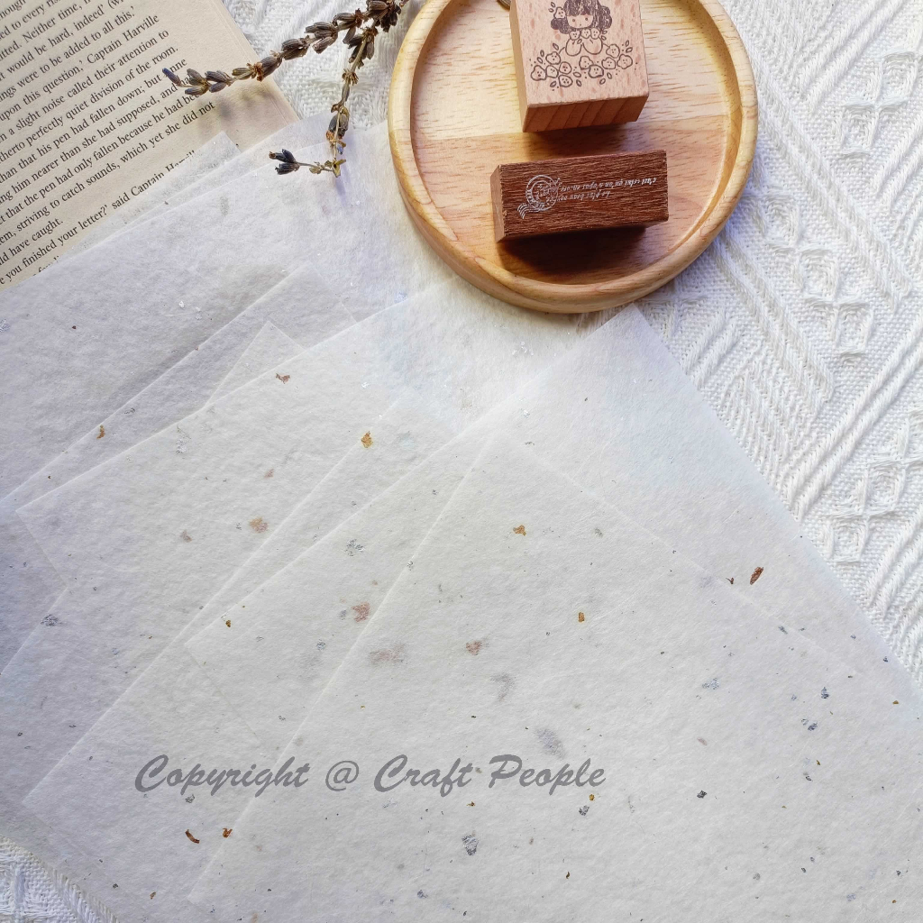 Wrinkled White Floating Cicada Wing Paper 皱面白飘蝉翼纸 A5 | Shopee Malaysia