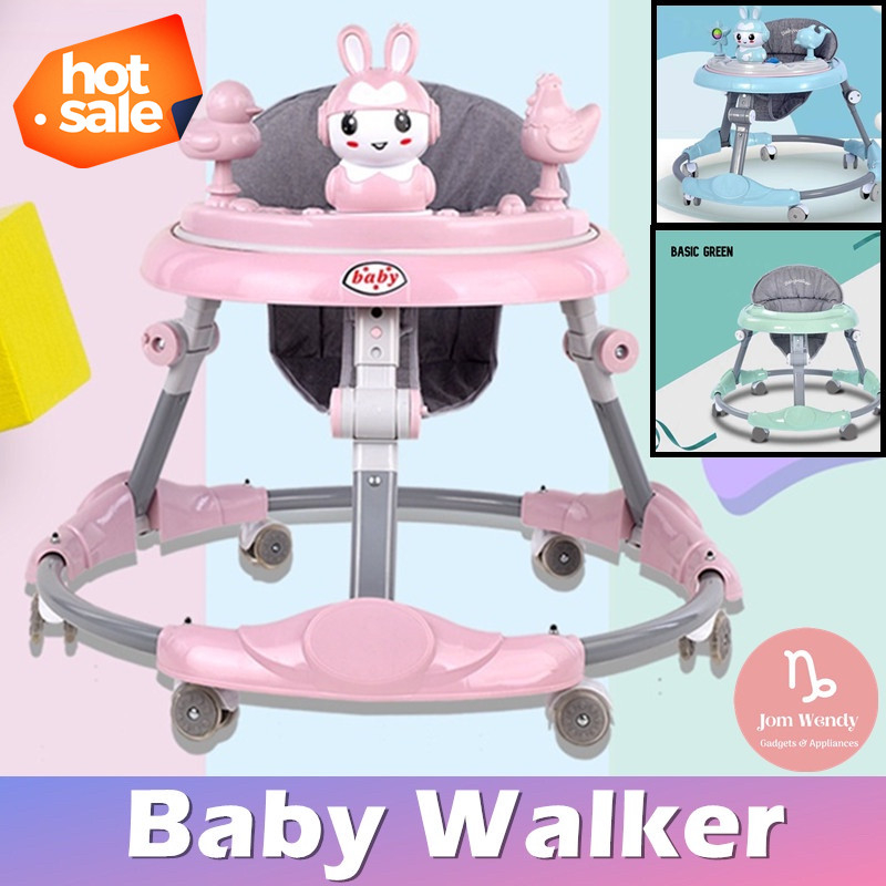 New Stock - Baby Walker with Music Anti-O-Leg Foldable Portable Folding ...