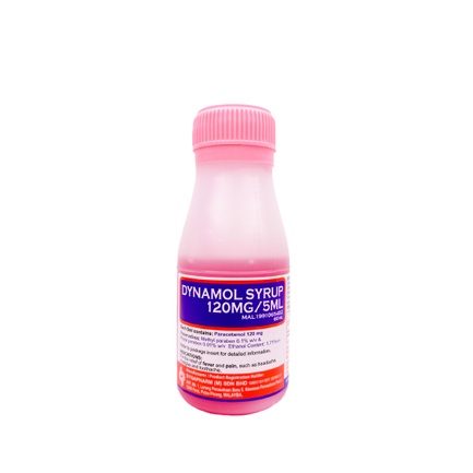 DYNAMOL SYRUP 120MG/5ML PARACETAMOL | Shopee Malaysia