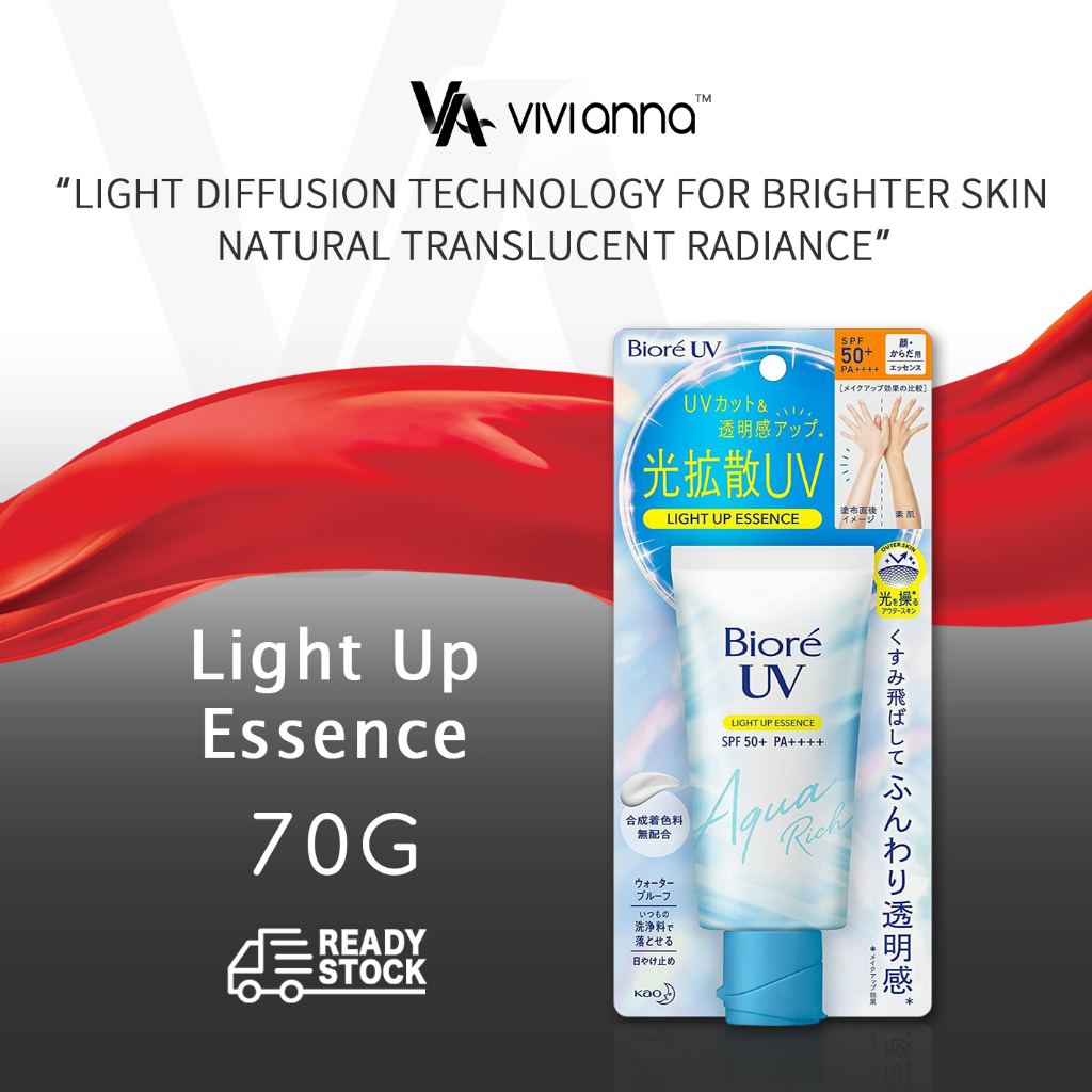 💚RAMADAN RAYA💛Japan Biore Sunscreen 70g UV Aqua Rich Light Up Essence ...