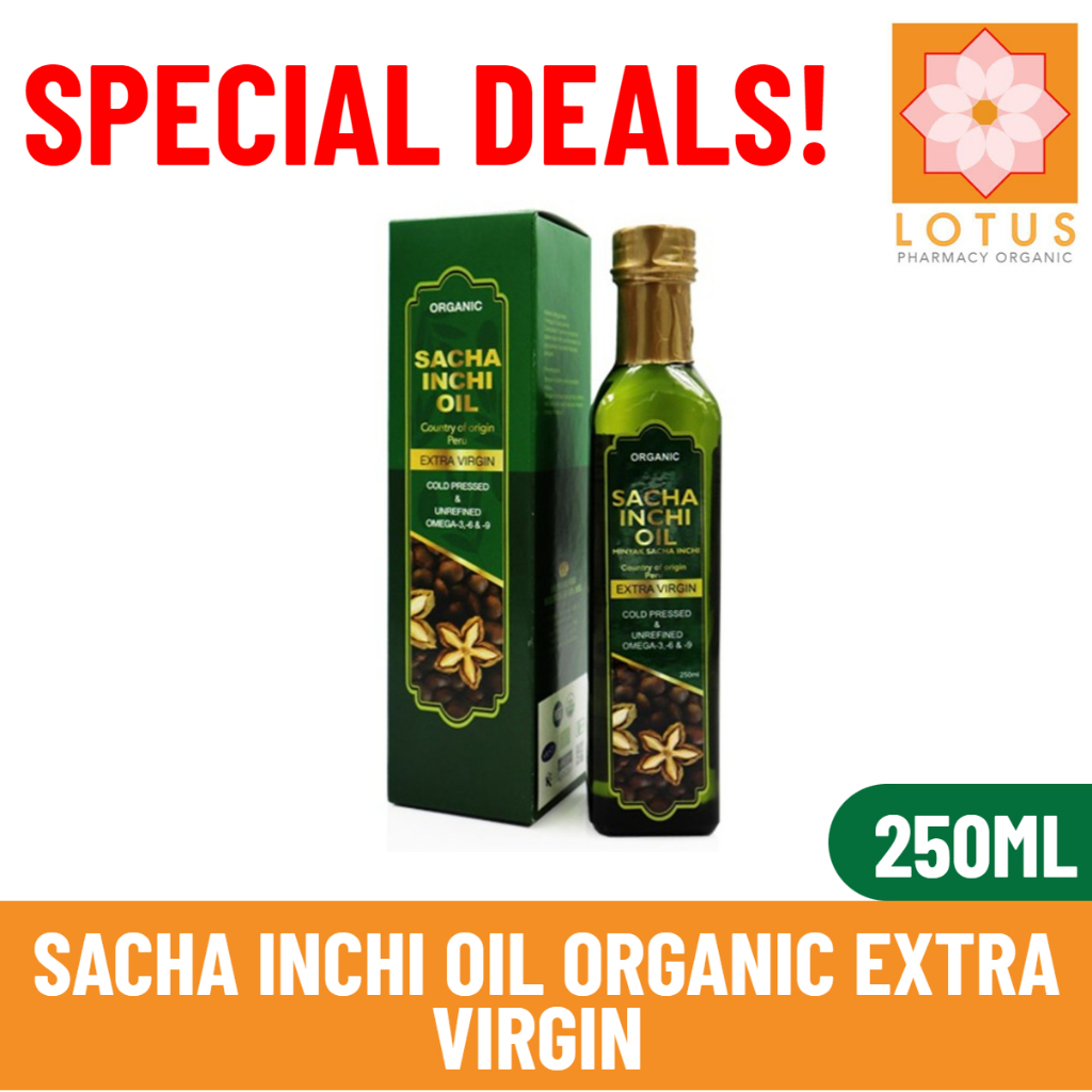 Sacha Inchi Oil Organic Extra Virgin 250ml | Shopee Malaysia