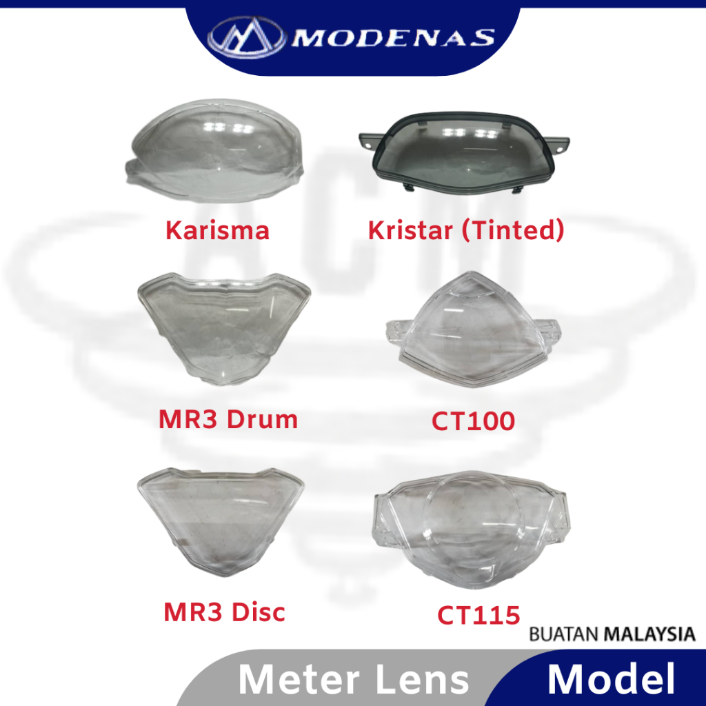 MODENAS MR2 MR3 Kristar Karisma CT110 CT115 CT 110 Meter Lens Cover ...