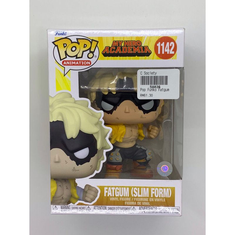 [Ready Stock] Funko Pop! Animation: My Hero Academia - Fatgum (Slim ...