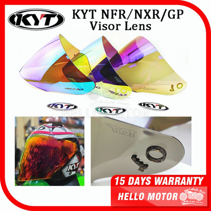 KYT VISOR Original Venom Hellcat HELMET SERIES open face Visor anti UV ...