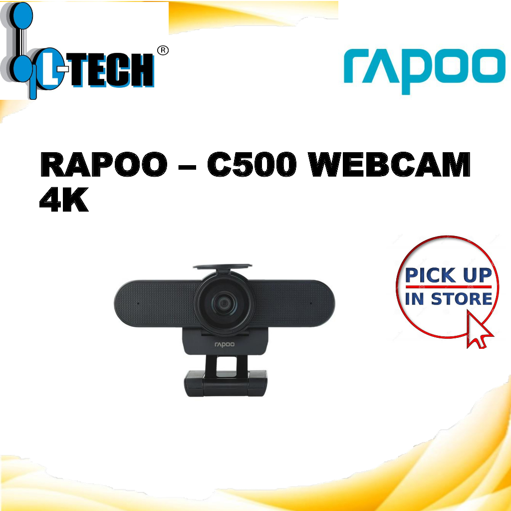 Rapoo- C500 4K Webcam | Shopee Malaysia