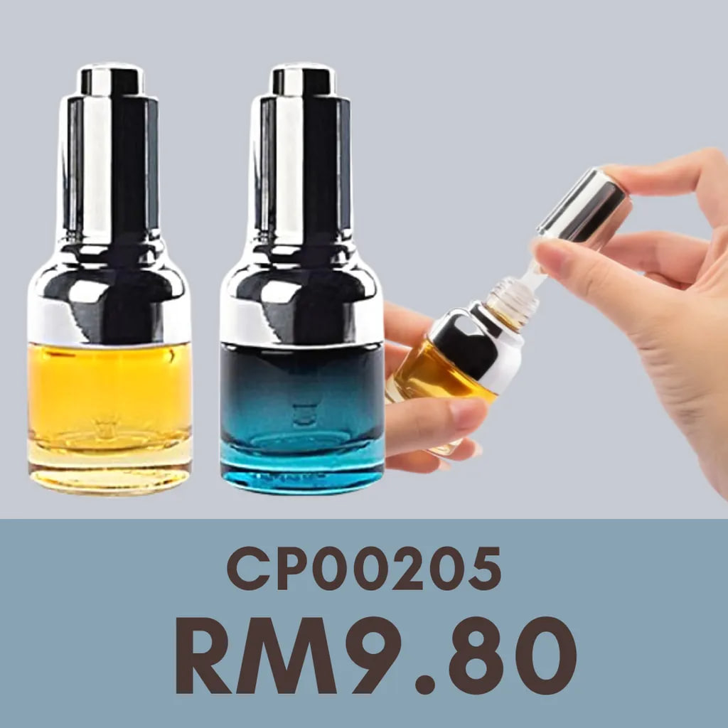 Push Button Dropper, Blue Silver - 20ml | Shopee Malaysia